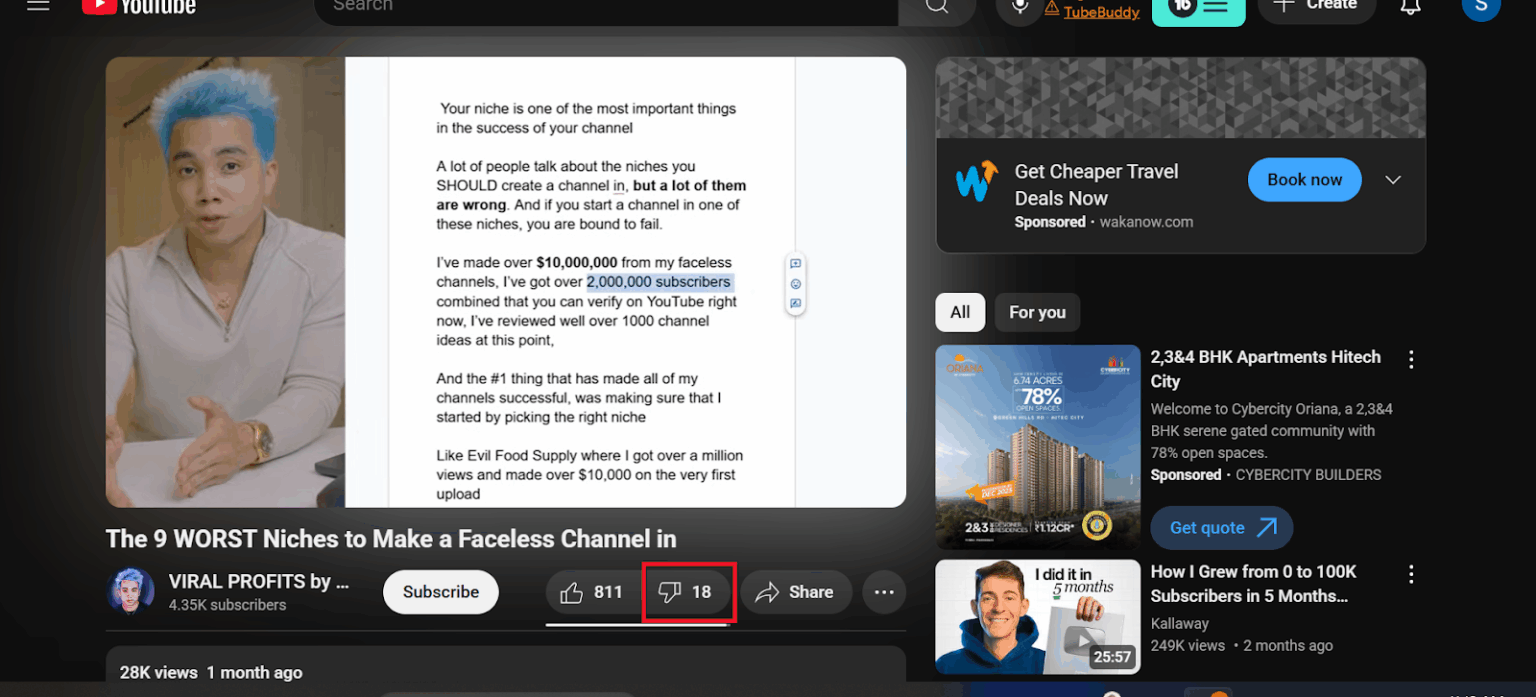 How to See YouTube Dislikes in 2025: Working Methods & Browser ...